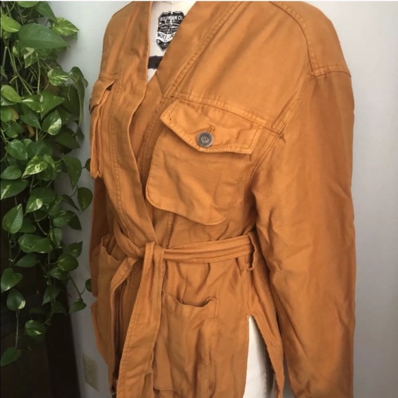 Free People | Jackets & Coats | Free Ppl Rare Color Cargo Utility ...